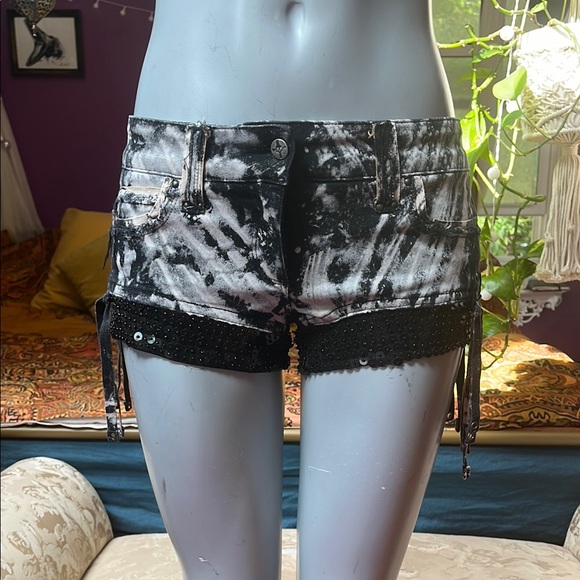 Lip Service | Shorts | Vintage Grunge Goth Lip Service Y2k Tie Dye ...